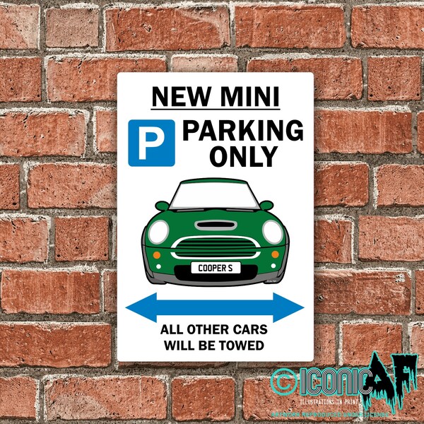 Mini Parking Only Sign - Etsy