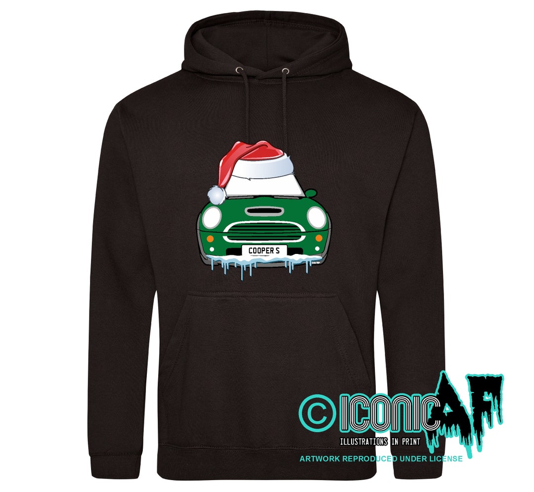 Iconicaf Licensed New Shape Mini Car Art Image Wearing Santa - Etsy