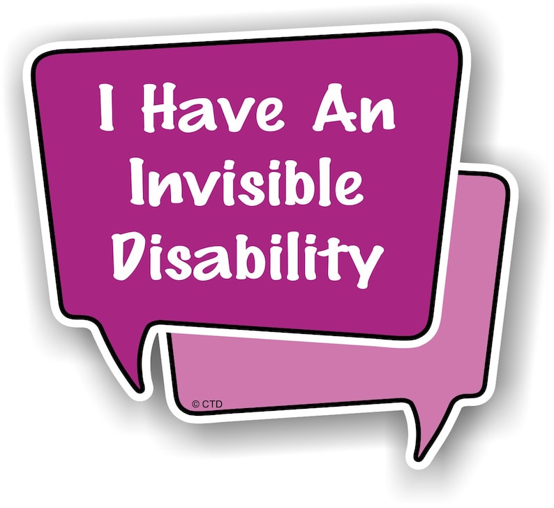 I Have an Invisible Disability Mental Health PTSD Awareness - Etsy