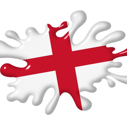 Printed 3D Effect Retro Splat Design With Union Jack British - Etsy UK