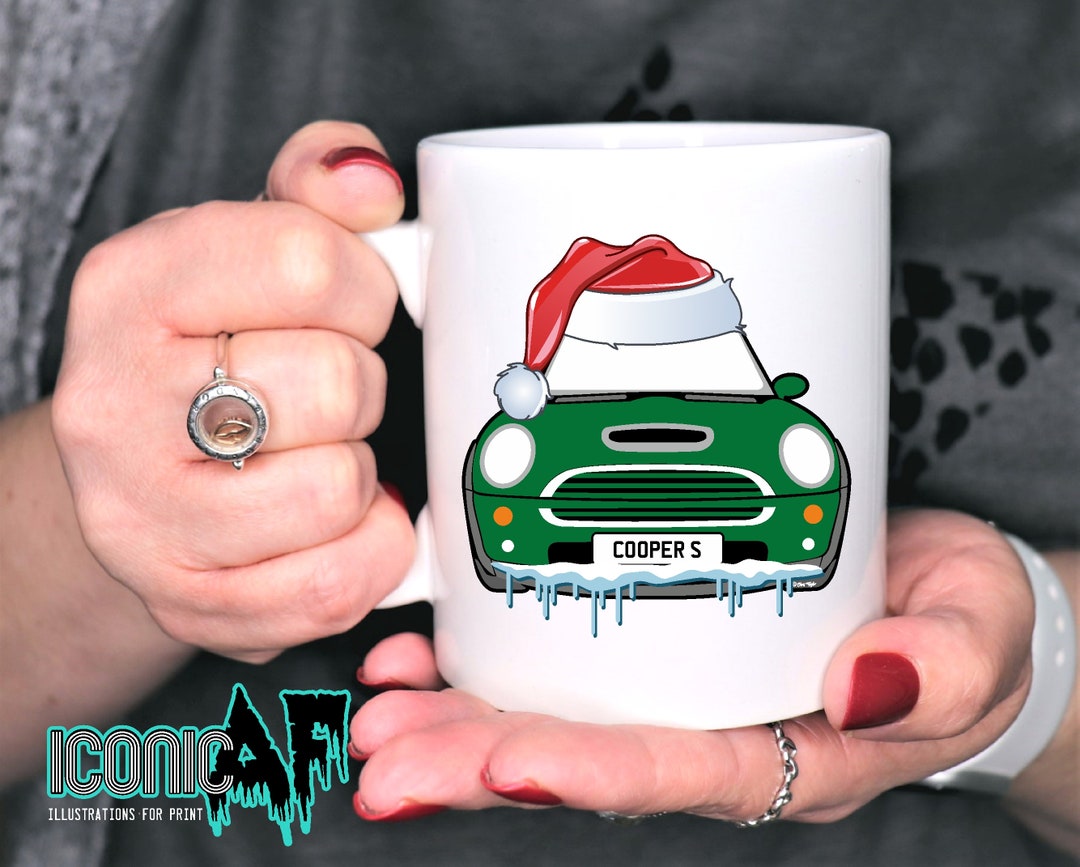 Iconicaf Licensed New Shape Mini Santa Hat Christmas Car Art ...