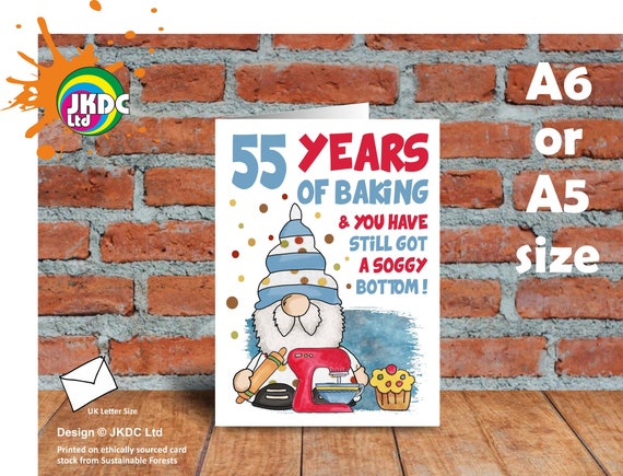 Funny Gonk Gnome 55 Years of Baking & You Still Have A Soggy - Etsy