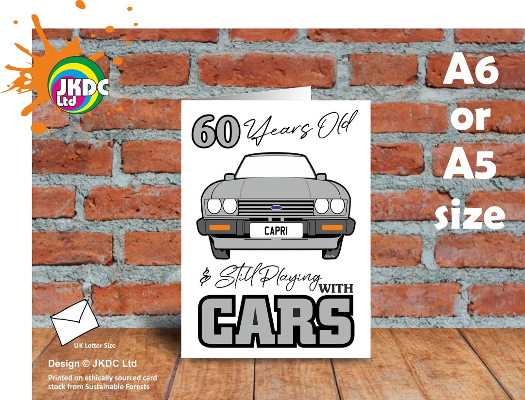 Funny 60 Years Old & Still Playing With Cars With Retro Mk3 Capri 2.8i ...
