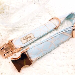 Starfish Dog Collar, Beach Dog Collar, by the Sea Collar, Summer Dog ...