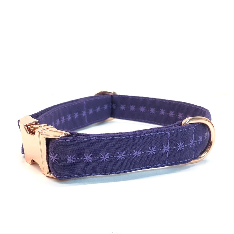 Purple Dog Collar - Etsy