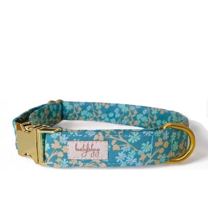 Turquoise Dog Collar - Etsy