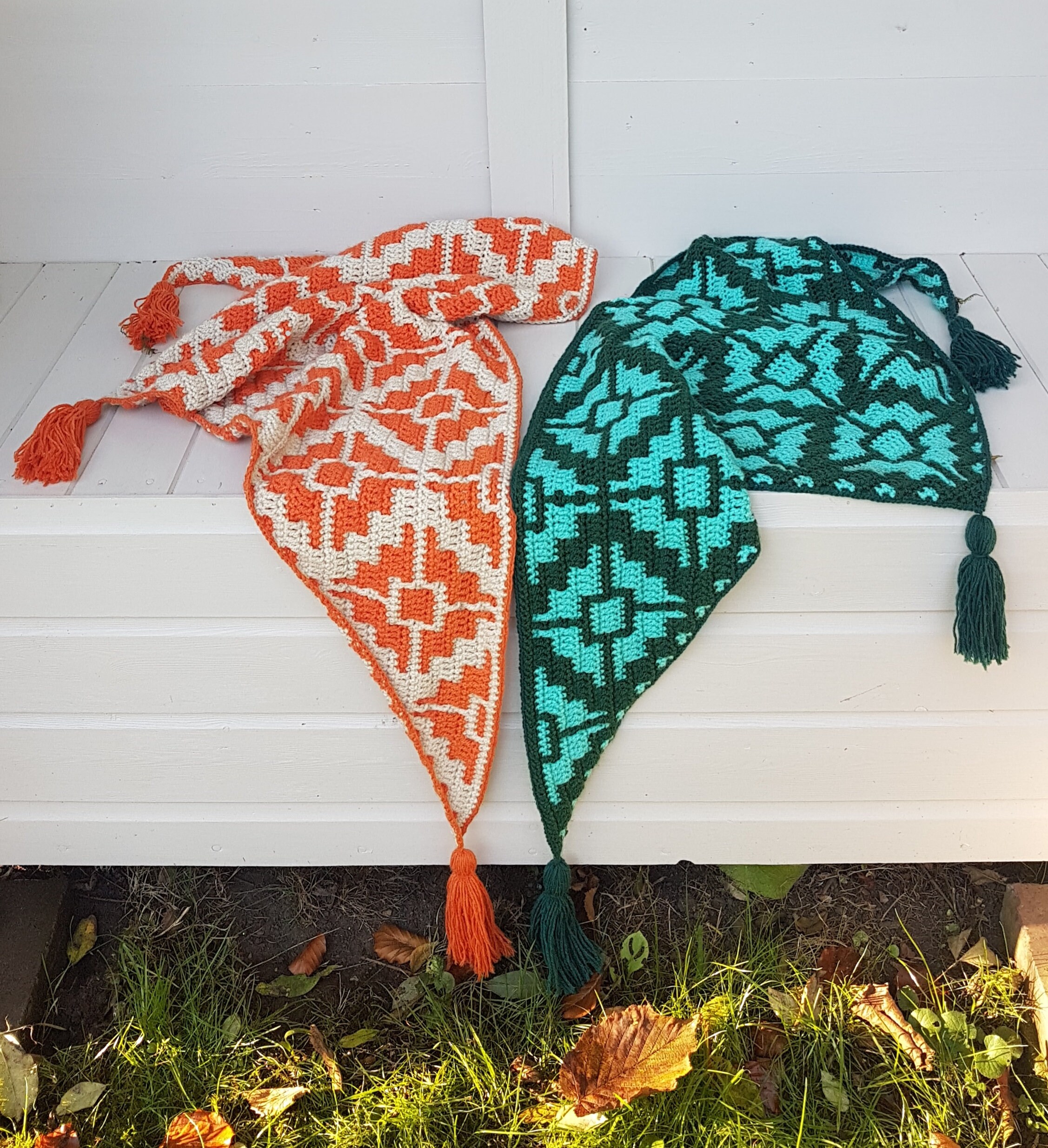 Mosaic Crochet PATTERN Moth Shawl. Original Design by | Etsy