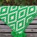 Mosaic Crochet PATTERN Pea Souper Throw Blanket Afghan. - Etsy