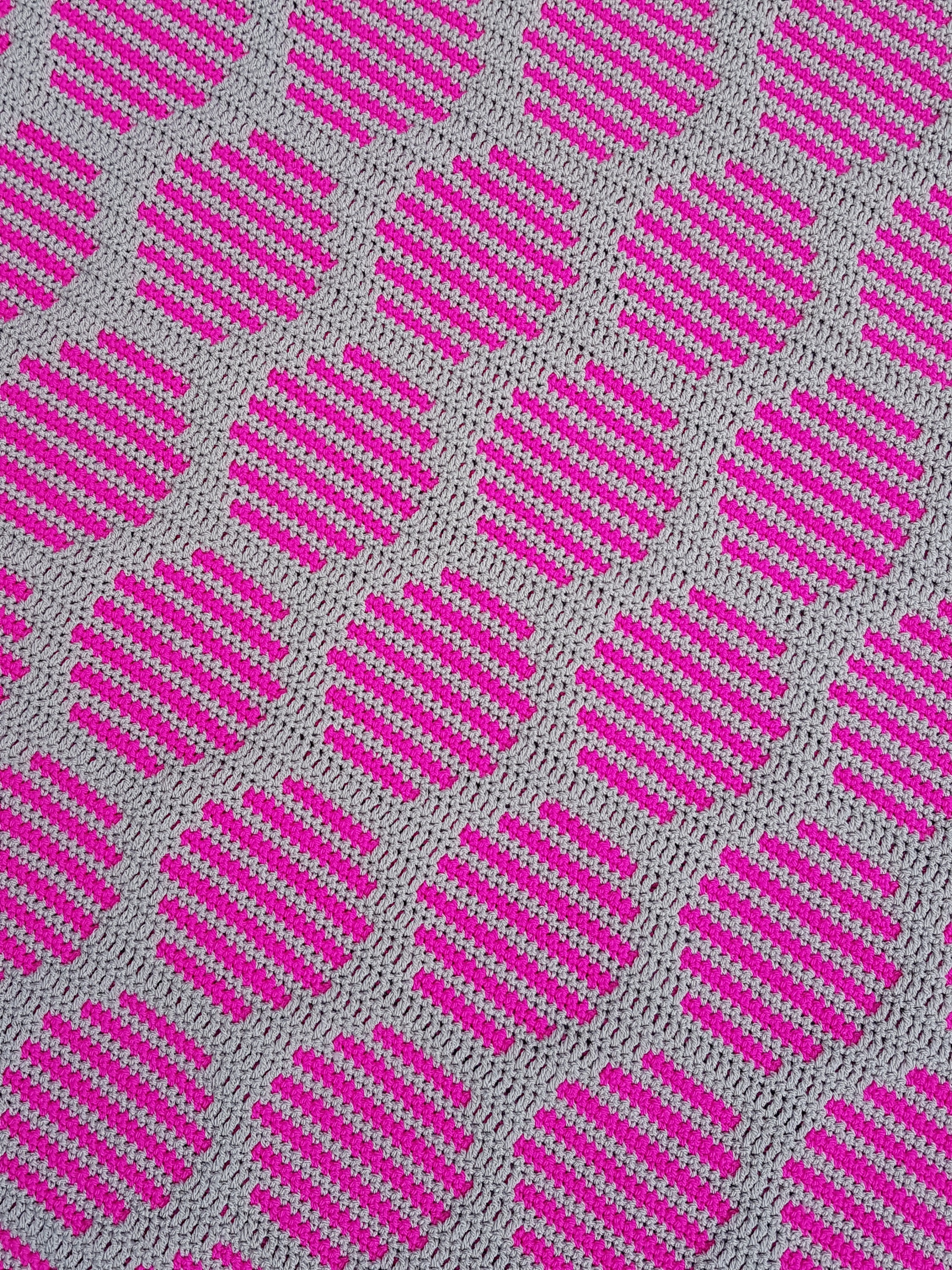 Crochet PATTERN Neon Fizz Throw, Mosaic Crochet, Blanket, Afghan ...