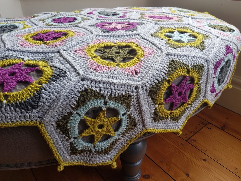 Crochet PATTERN Star in A Star Throw Blanket Afghan. - Etsy