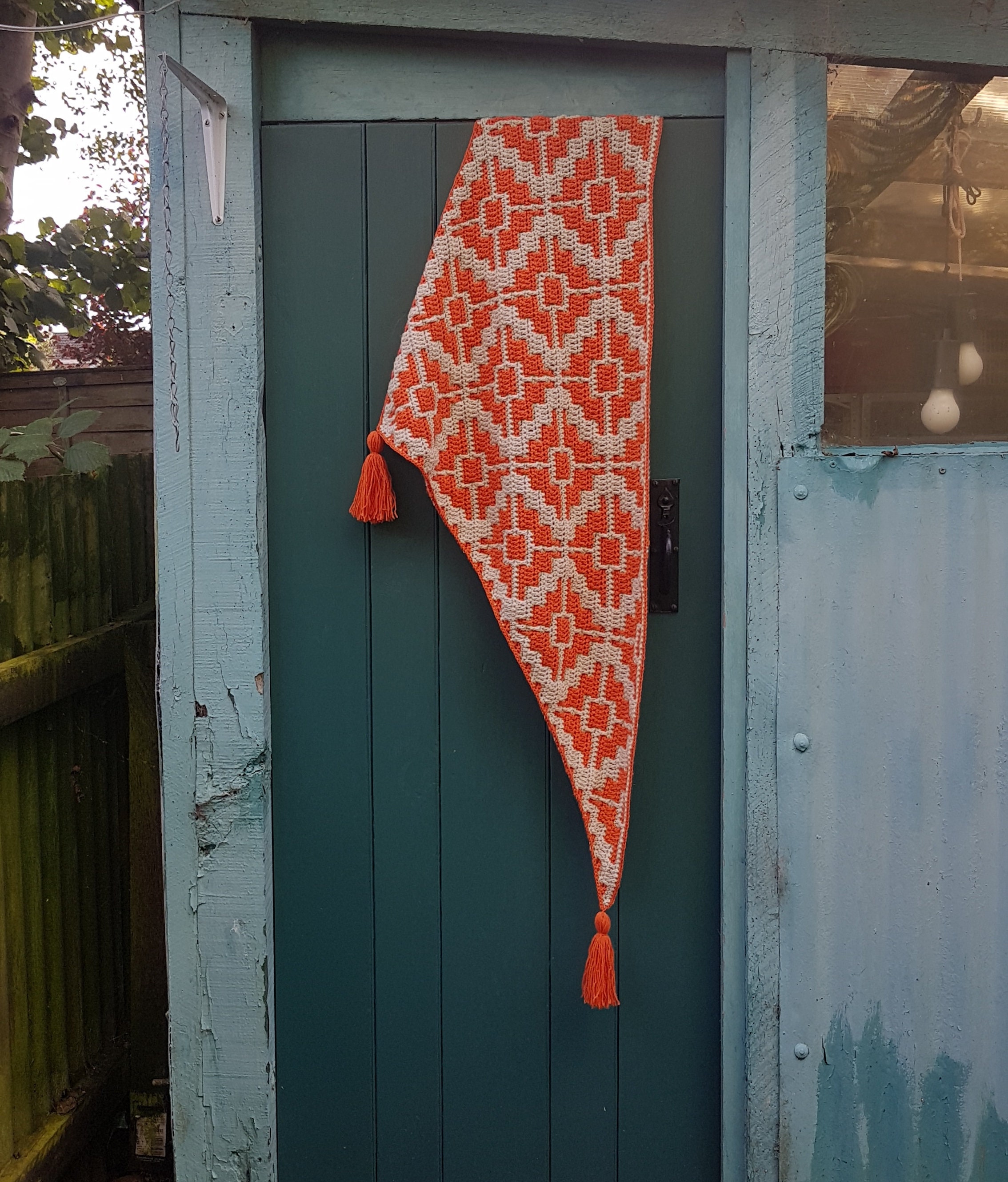 Mosaic Crochet PATTERN Moth Shawl. Original Design by | Etsy