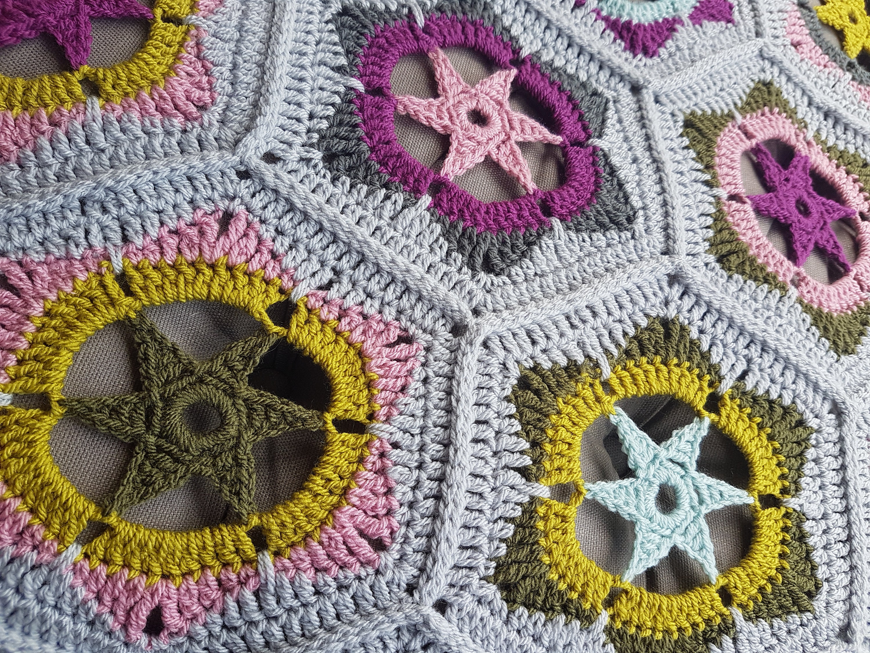 Crochet PATTERN Star in A Star Throw Blanket Afghan. - Etsy