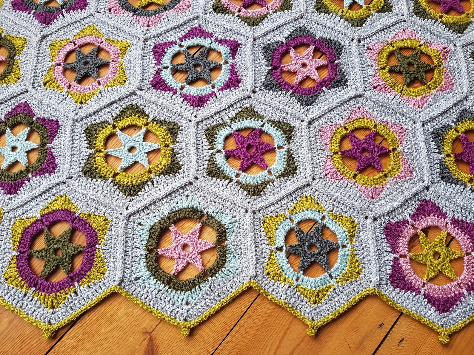 Crochet PATTERN Star in A Star Throw Blanket Afghan. - Etsy