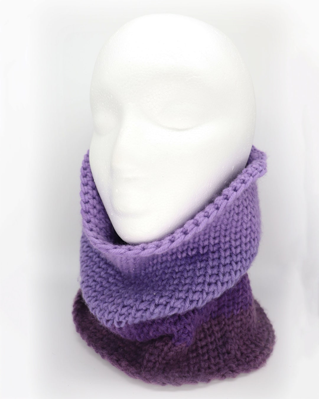 Purple Neck Warmer - Etsy