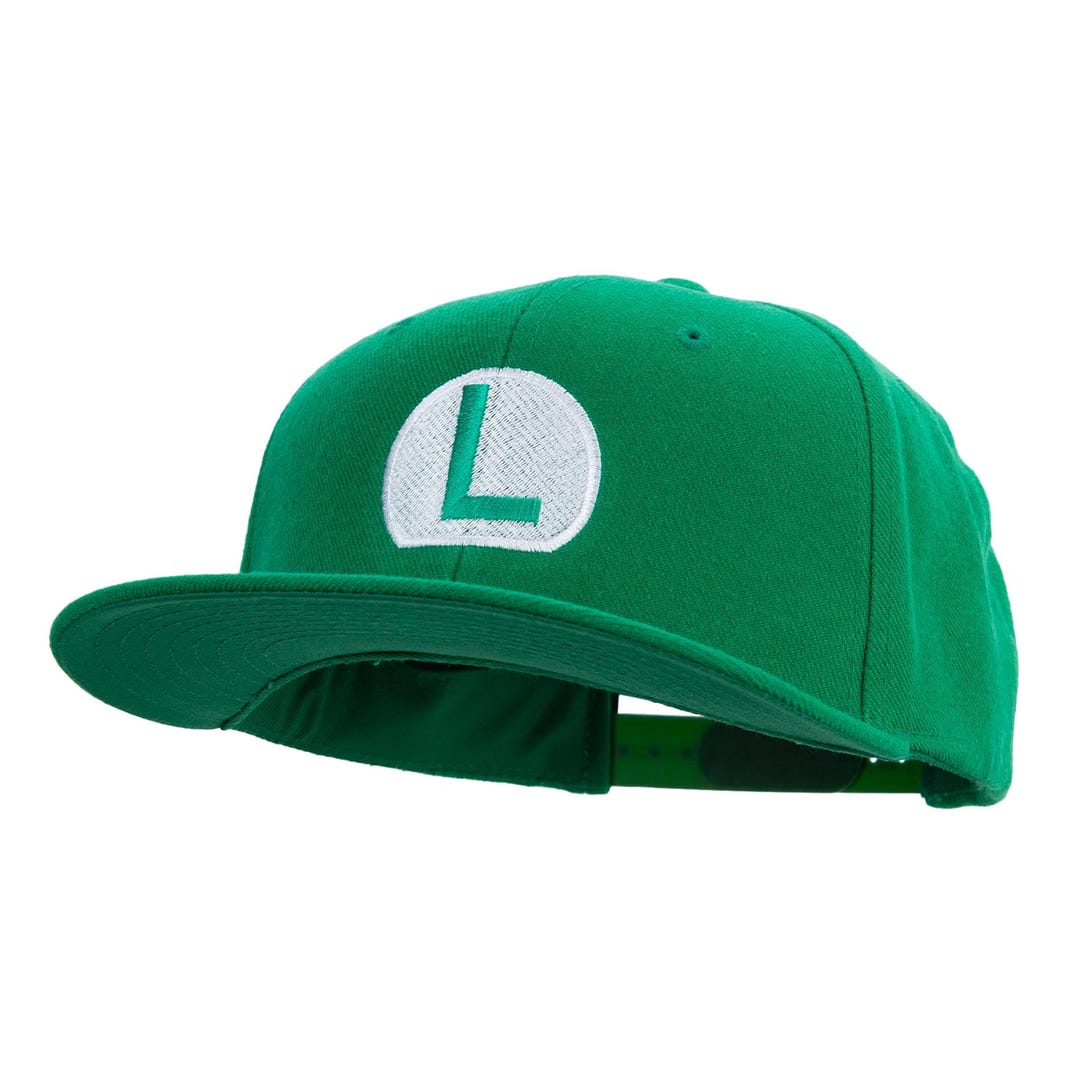 Mario Luigi Wario Waluigi Symbol Embroidered 6 Panel High Profile ...