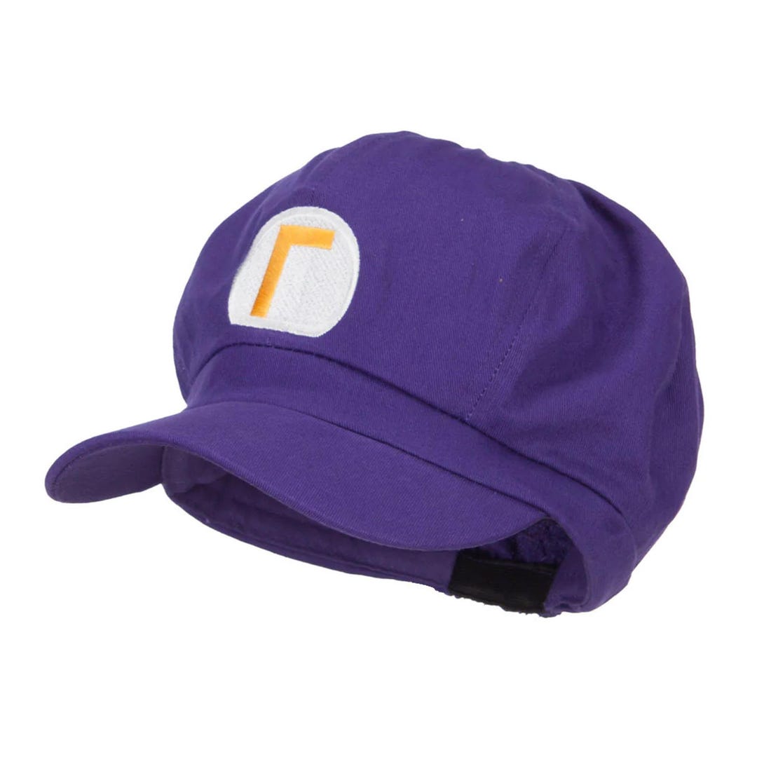 Wario Waluigi Embroidered Cotton Newsboy Cap - Etsy