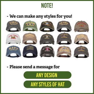 Customize Your Veteran Hats and Caps With Army, Navy, Air Force ...