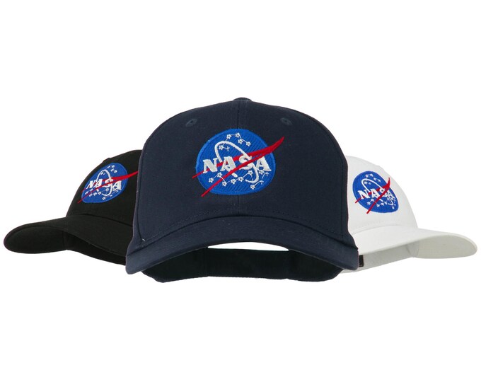 NASA Insignia Meatball Embroidered Washed Cotton Cap - 9 Colors - Etsy