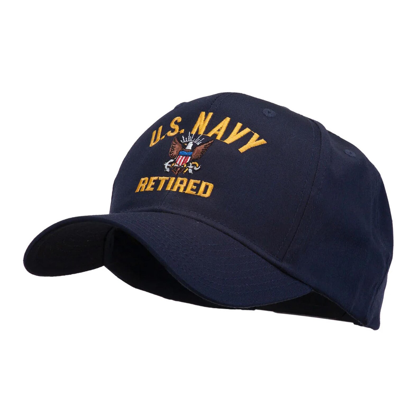US Navy Retired Military Embroidered Cap - Etsy
