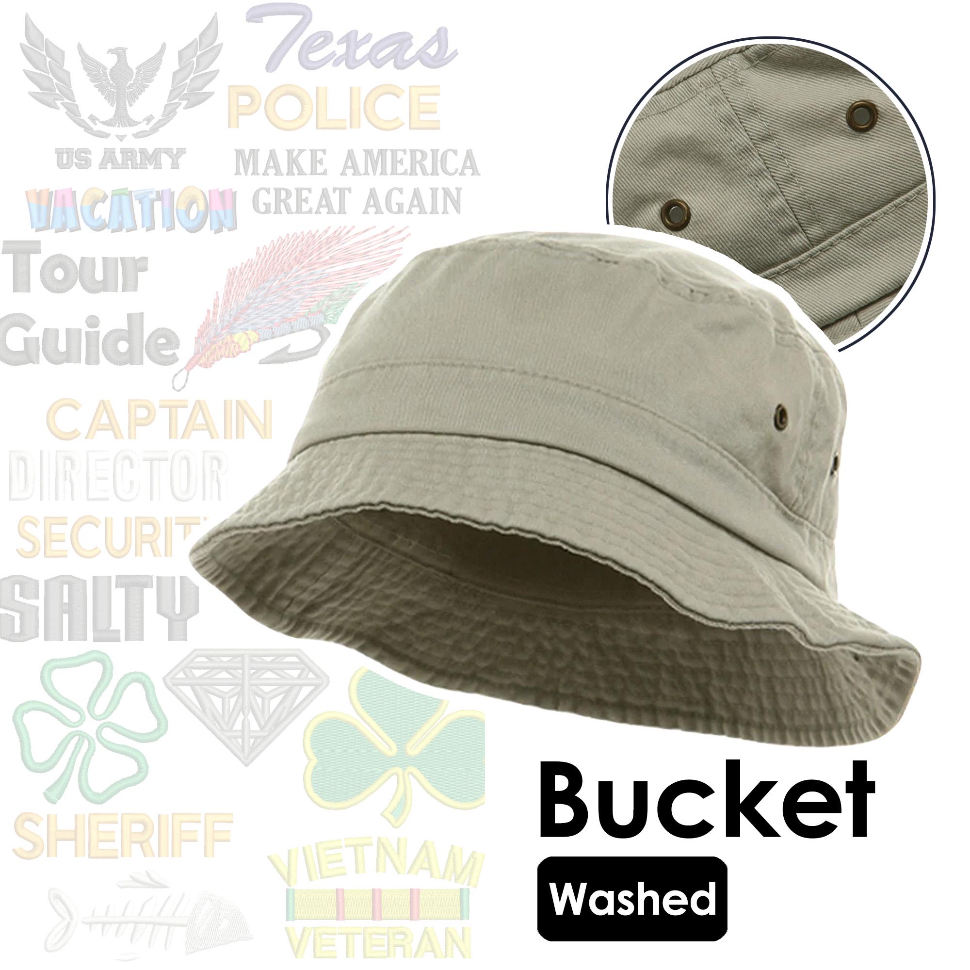 Customize Pigment Dyed Bucket Hats With Vietnam Veteran, Director ...