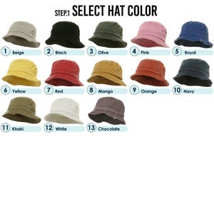 Customize Pigment Dyed Bucket Hats With Vietnam Veteran, Director ...