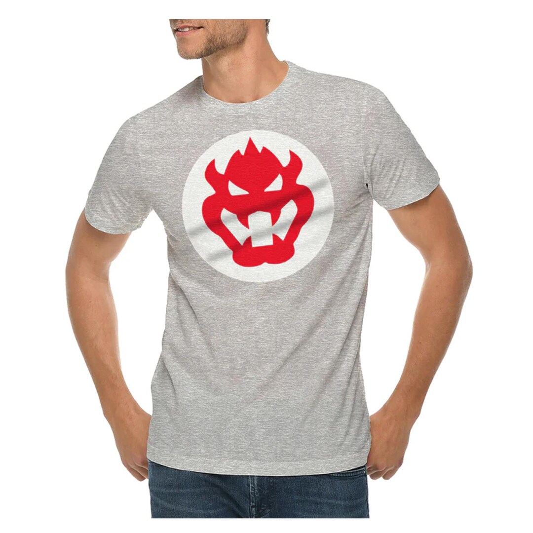 Bowser Logo Graphic Design Lane Seven Ring Spun Jersey Cotton Short ...