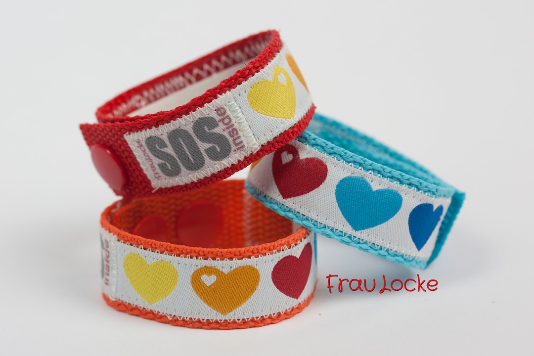 SOS Bracelet / Emergency Bracelet for Children Colorful - Etsy