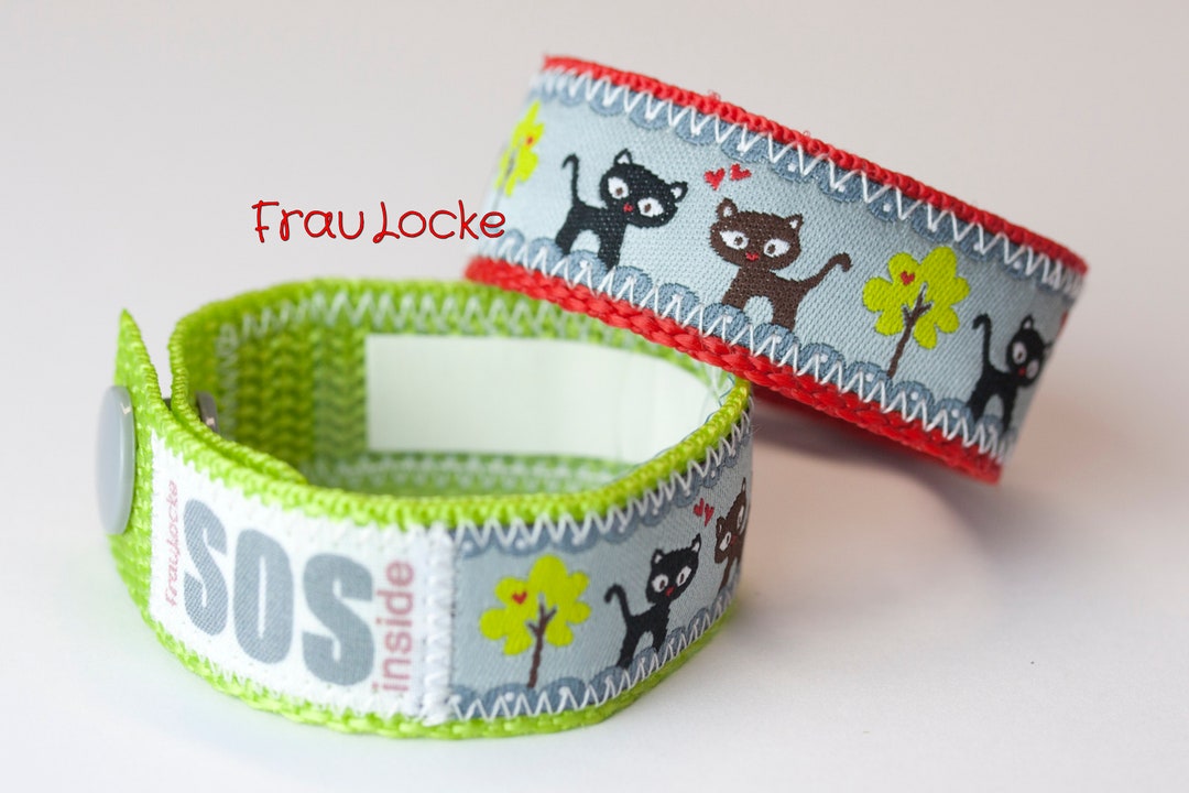 SOS Bracelet / Emergency Bracelet for Children, Cats - Etsy