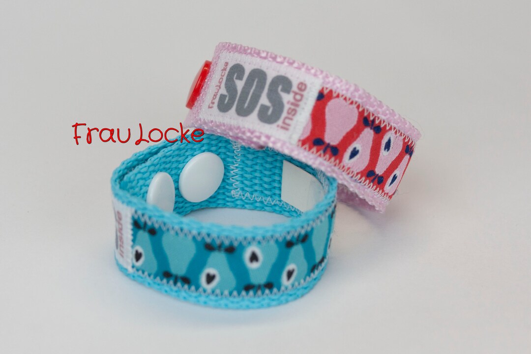 SOS Bracelet / Emergency Bracelet for Girls, Pear Turquoise - Etsy