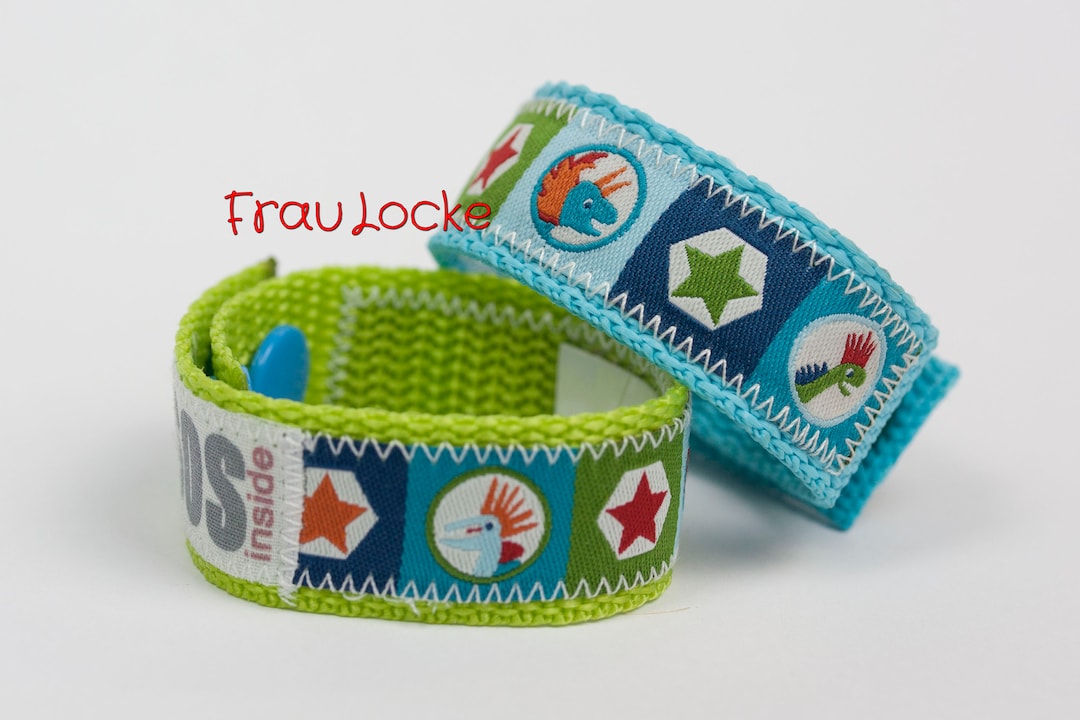 SOS Bracelet / Emergency Bracelet for Children, Dinos & Stars - Etsy
