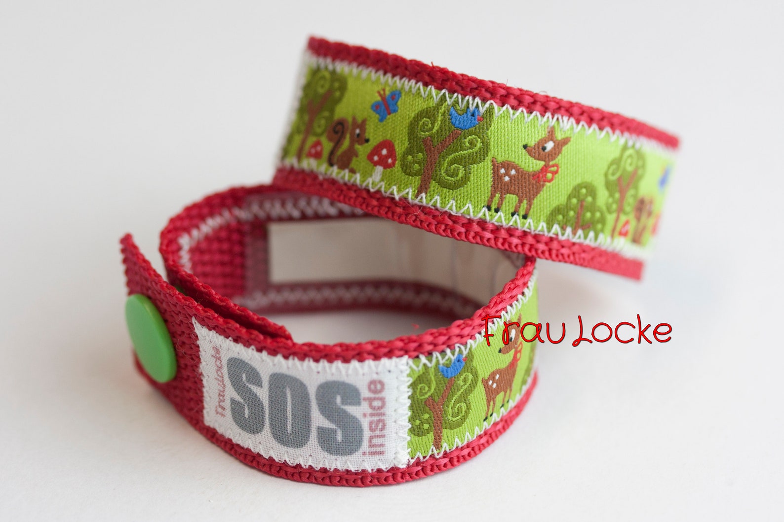 SOS Bracelet / Emergency Bracelet for Children Forest - Etsy