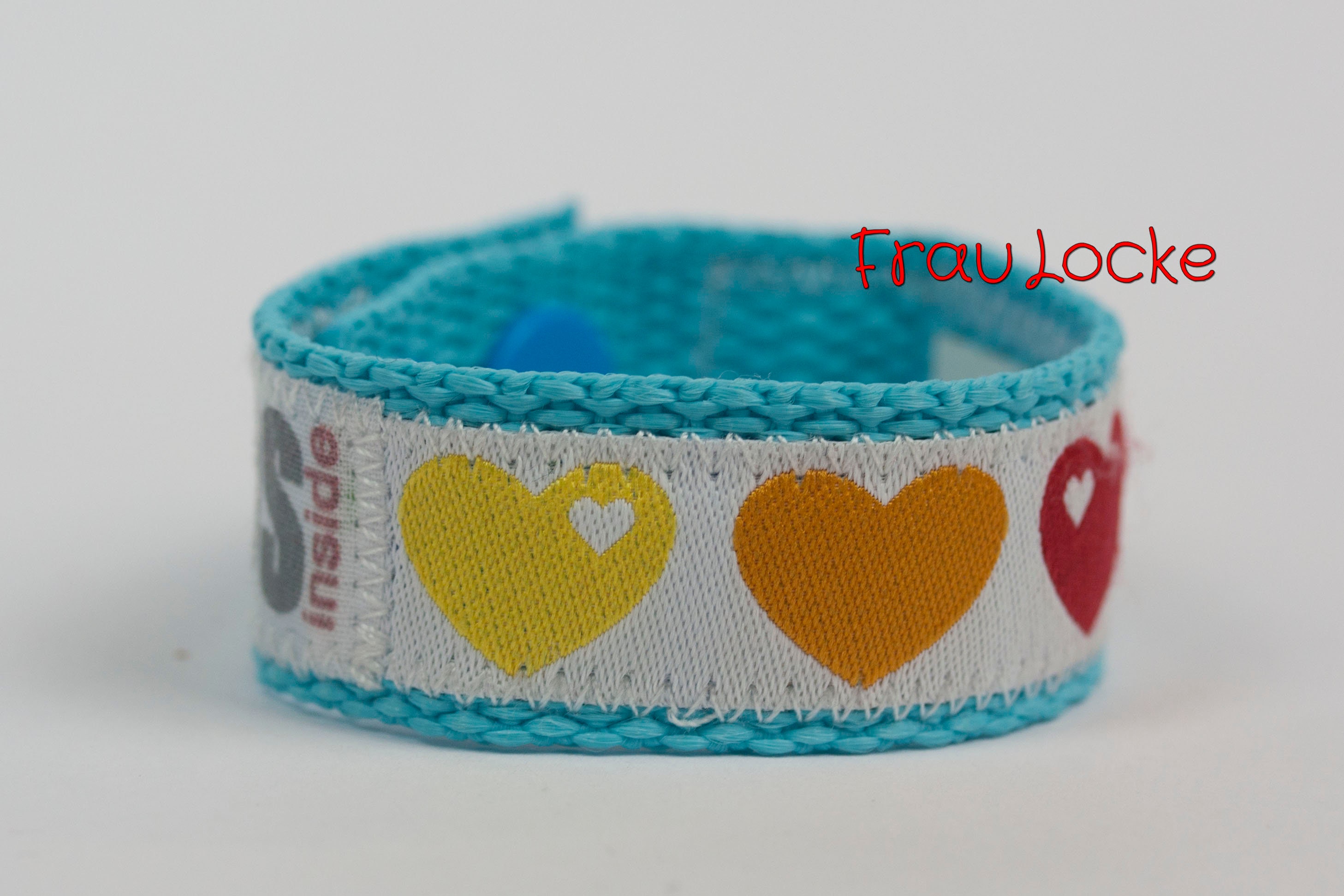 SOS bracelet / emergency bracelet for kids colorful hearts | Etsy