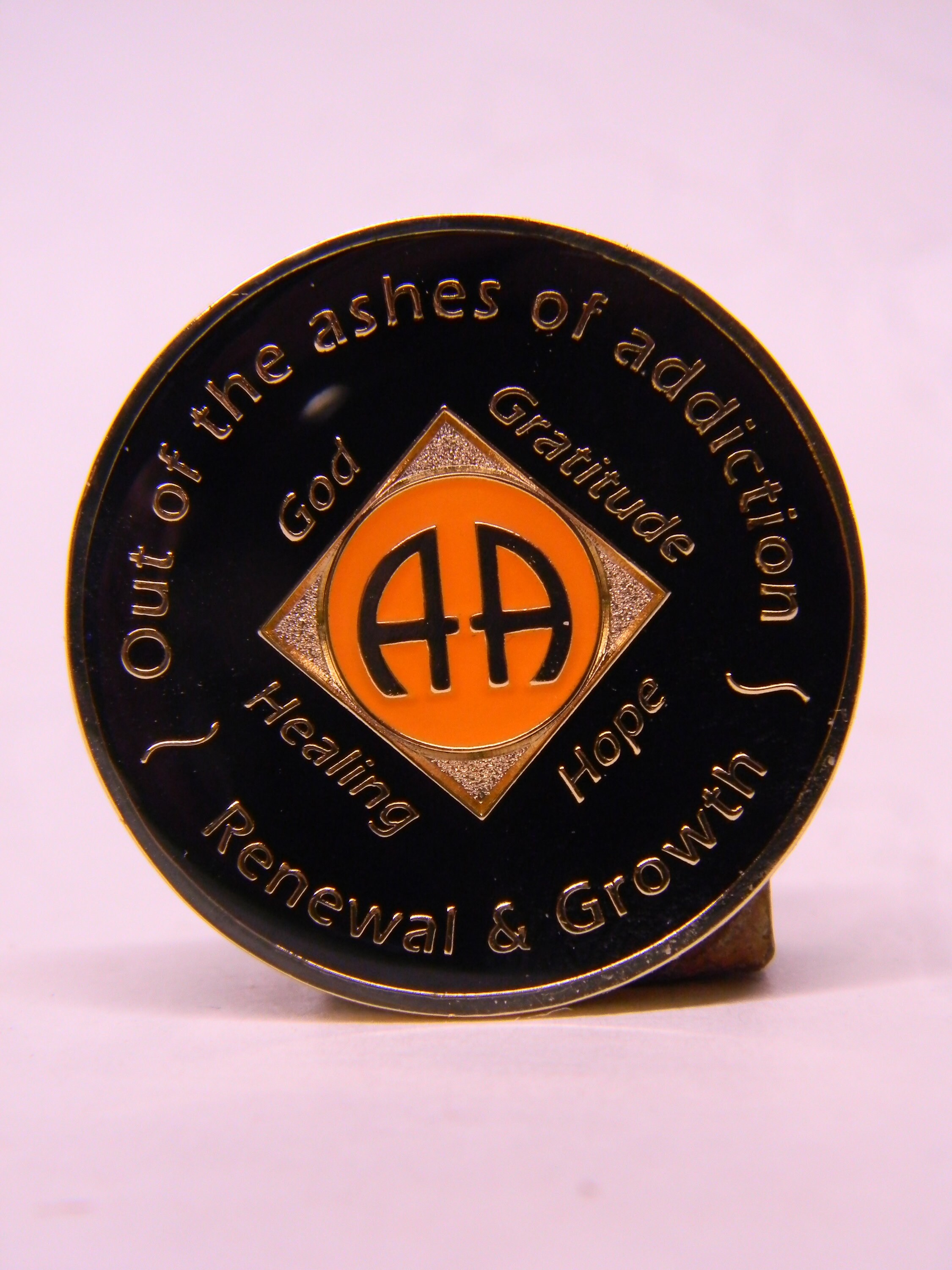 ALCOHOLICS ANONYMOUS Enameled Medallion - Etsy