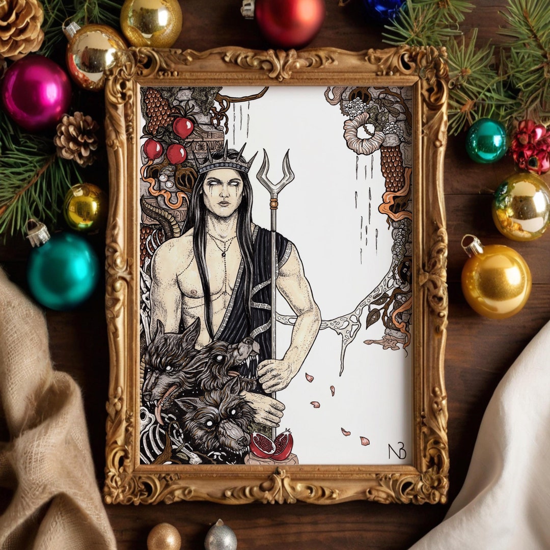 Hades Art Print Greek Mythology - Etsy