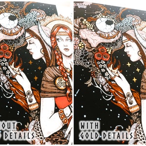 Brigid Art Print Celtic Gods Collection - Etsy