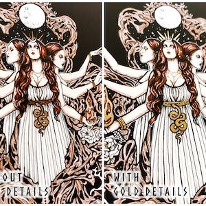 Hecate | Hand Signed Art Print | Gift for Witches - Etsy