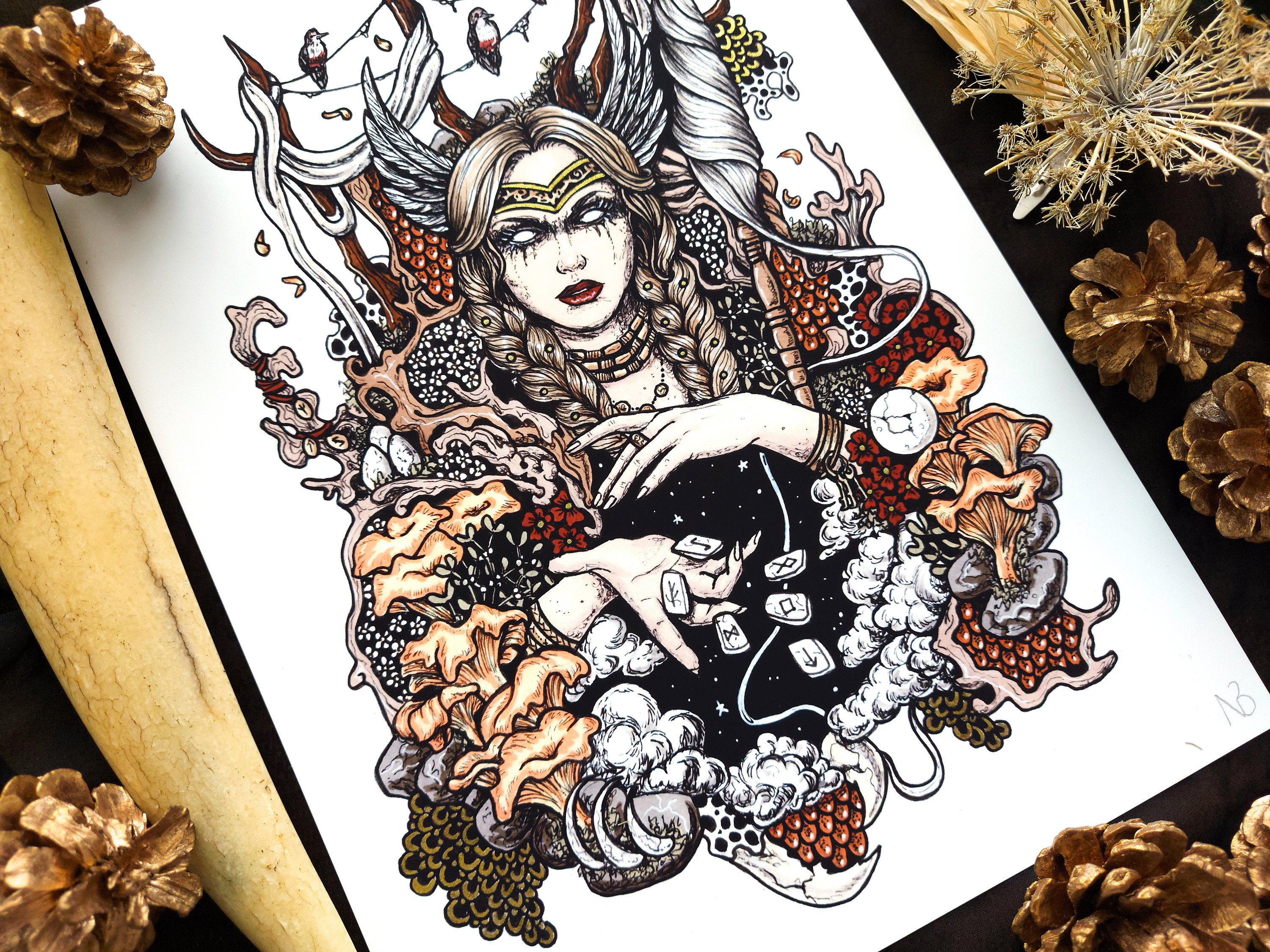 Drawings Of God Frigg