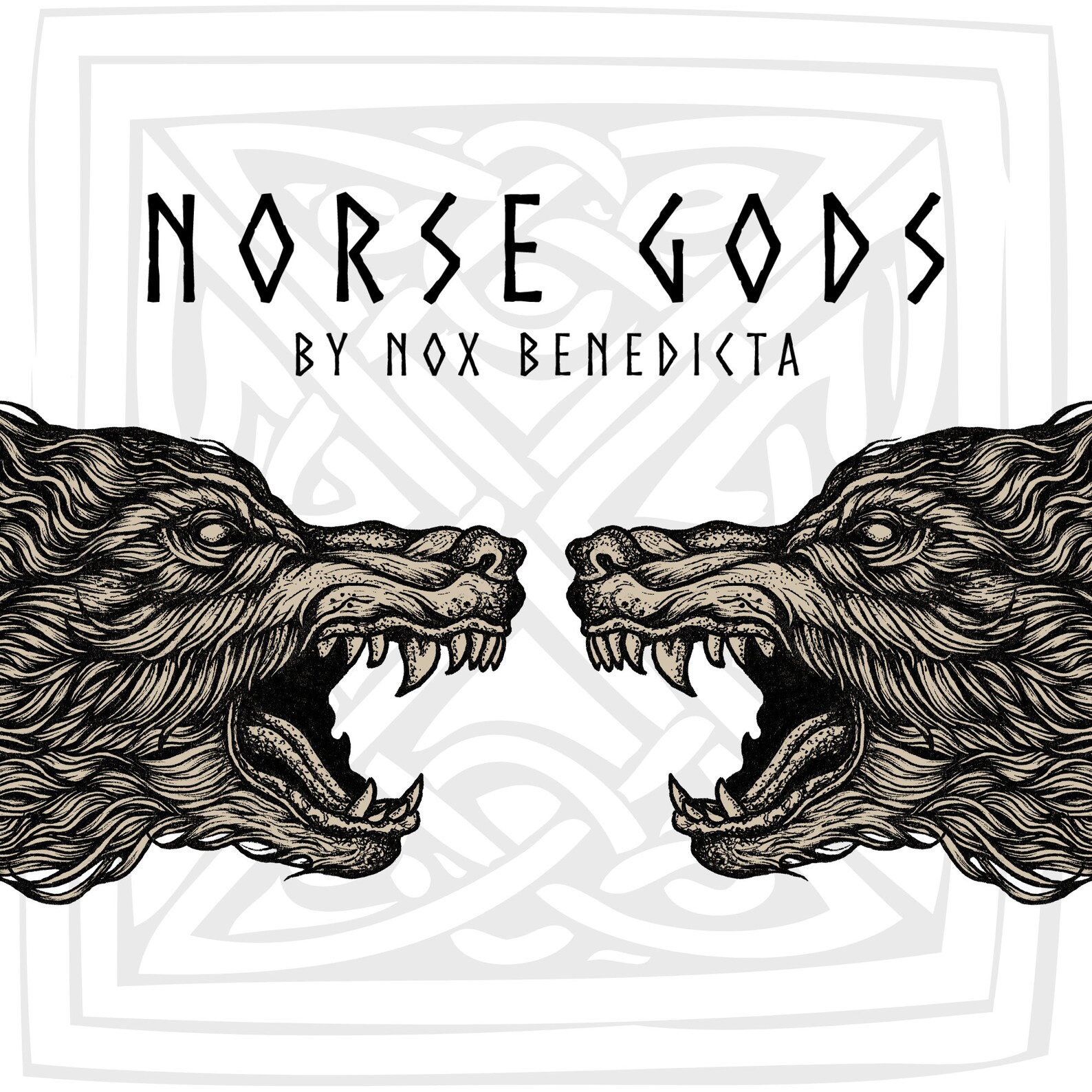 Tyr and Fenrir Hand Signed Print Norse Gods - Etsy