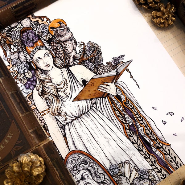 Athena Art Print - Etsy