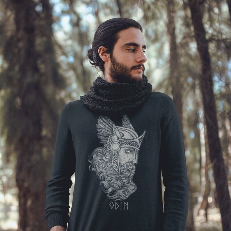 Odin Sweatshirt Viking Clothing - Etsy