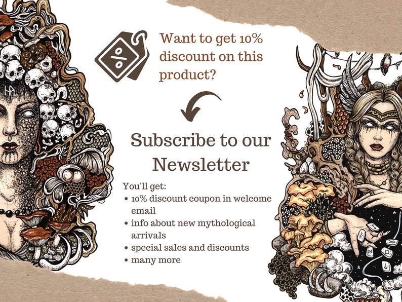 Hel Hand Signed Print Norse Gods Collection - Etsy