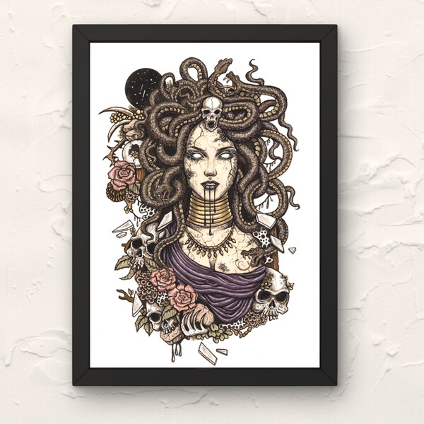 Medusa Art - Etsy