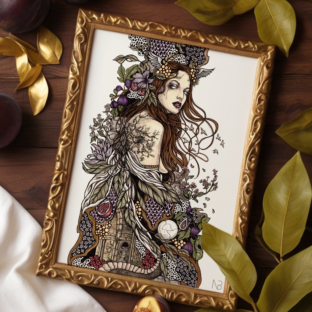 Gaia Art Print| Mother Earth | Greek Mythology Gift - Etsy