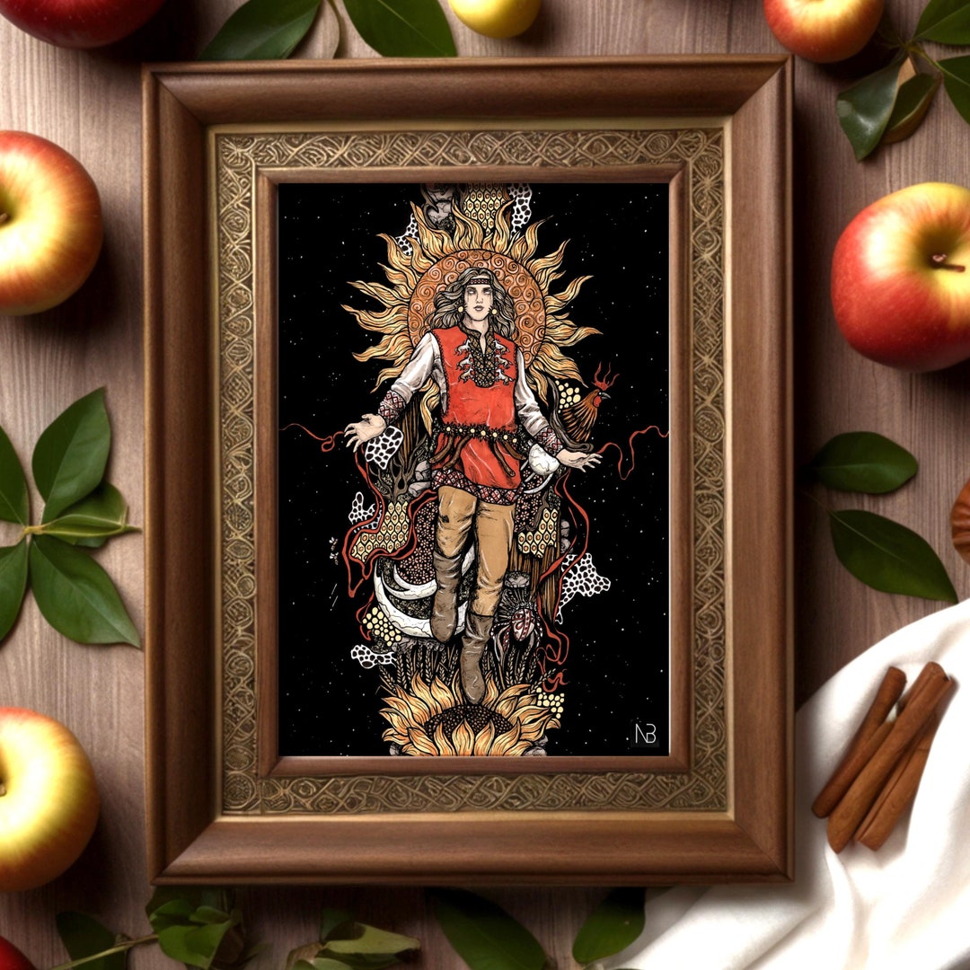 Yarilo Art Print | Jarilo Slavic God of Spring - Etsy