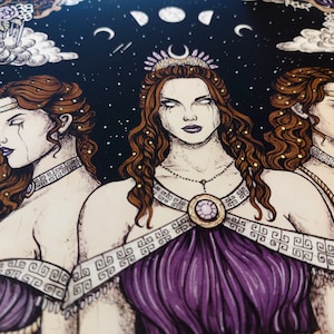 Hecate Hekate Art Print Greek Mythology - Etsy