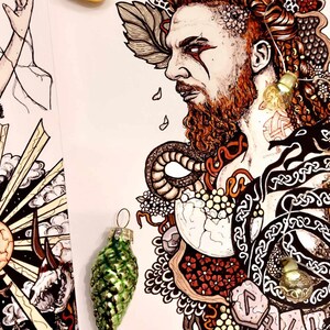 Loki Loke Hand Signed Print Norse Mythology - Etsy