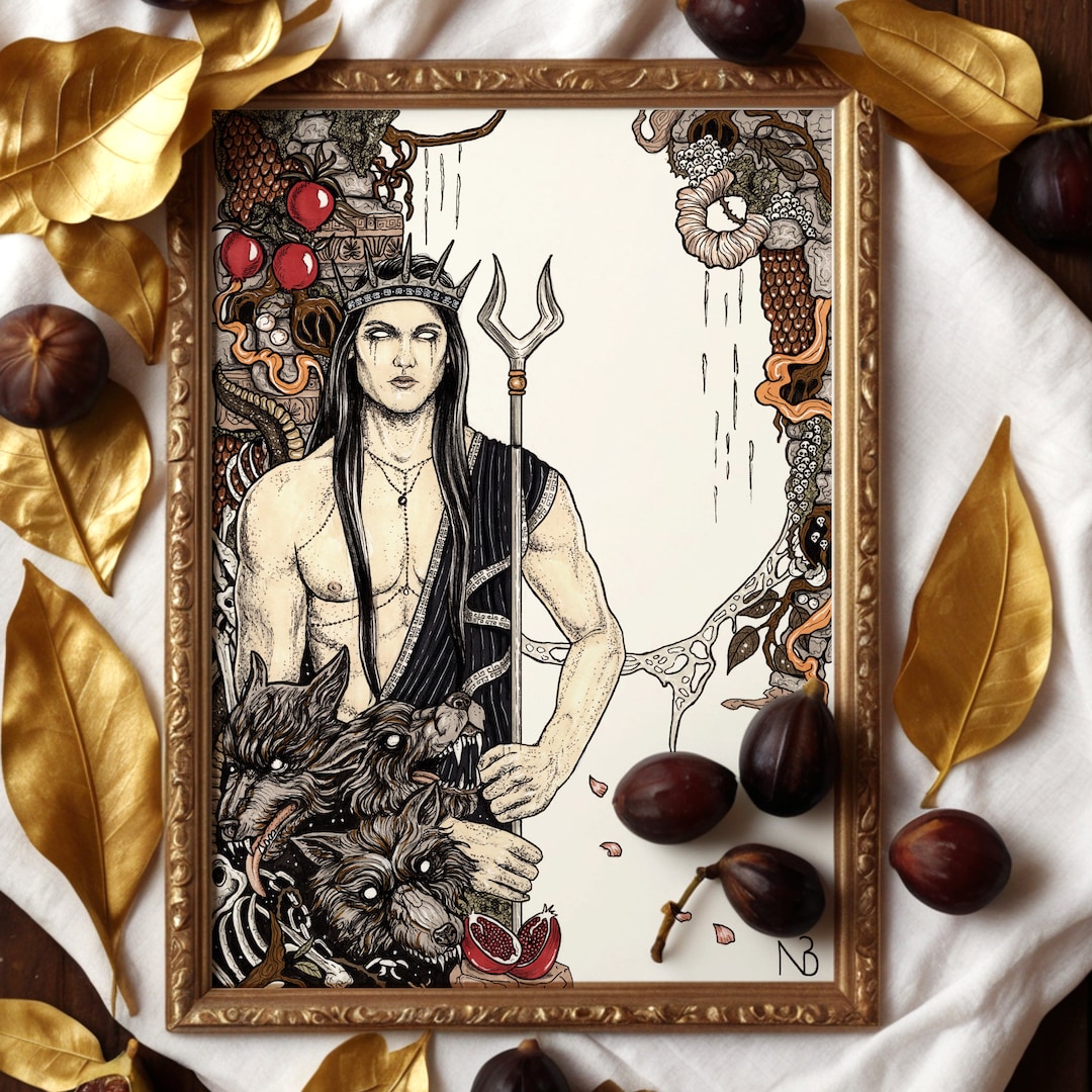 Hades Art Print | Greek Mythology - Etsy