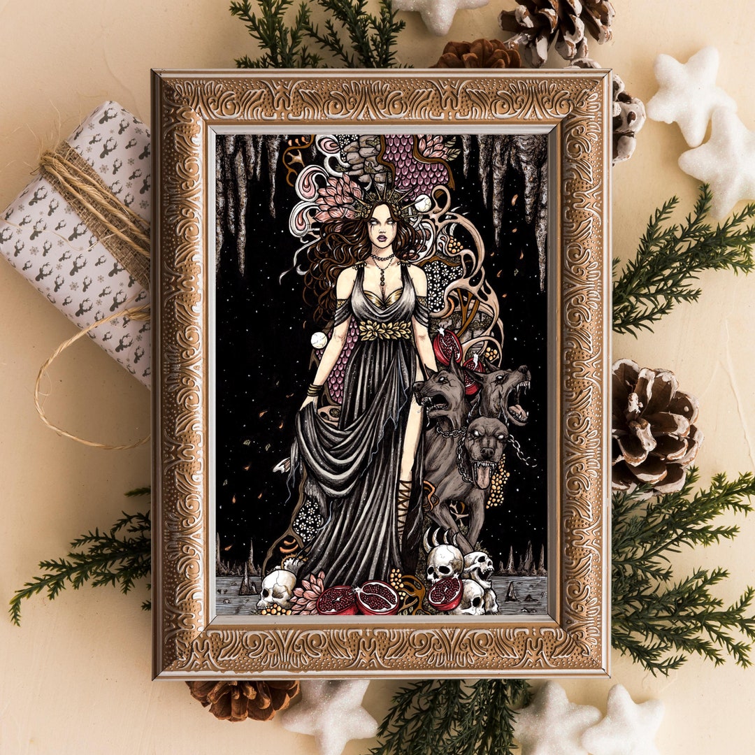 Persephone Queen of the Underworld Greek Mythology Gift - Etsy