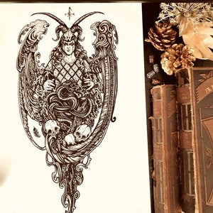 Loki Hand Signed Print Norse Mythology - Etsy