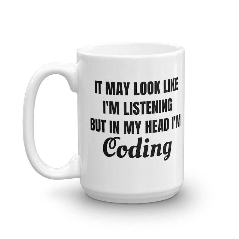 Coder Gift Coding Mug Computer Coder Computer Programmer | Etsy